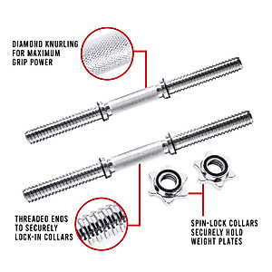 CAP Barbell 200-Pound Adjustable Dumbbell Weight Set, Black