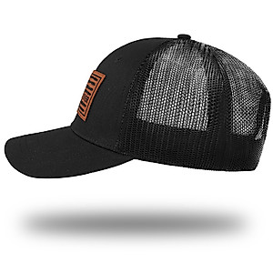 Best Dad Ever Hat - Dad Hat Fathers Day Birthday Gifts for Dad Papa from Daughter Son Black Trucker Hat