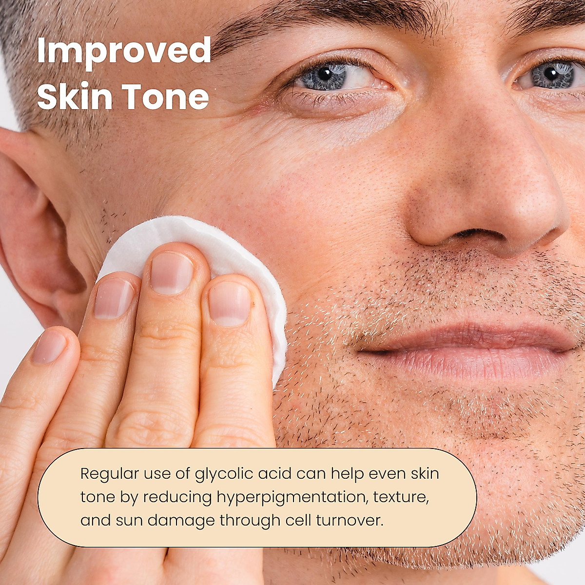 Glycolic Acid Toner for Face - Facial Toning Solution - 8% Glycolic Acid - Hydrating, Anti-Aging, Exfoliating Face Toner for Women & Men - with AHA, Aloe Vera, & Rosemary Extract Skin Toner - 8 Fl Oz