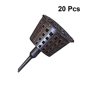 Orchid Planter 20pcs Plastic Fertilizer Basket Slow Fertilizer Holder Stake Fertilize Containers for Bonsai Plants Pot Orchids