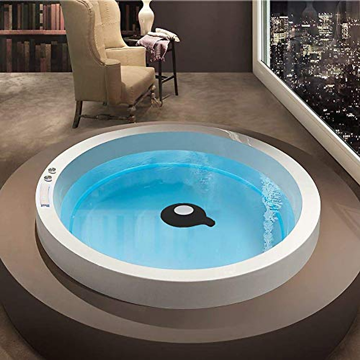 Bathtub Drain Stopper Silicone Recyclable Rubber Drain Plug Bath Tub Drain Cover Bathtub Plug Universal Use for Sinks, Bathroom, Kitchen, Laundry, Floor Drains, Black …