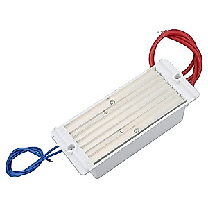 Ceramic Ozone Plates Replacement, Ozone Generator Ceramic Plate Low Noise Easy Assembly Small Ozonizer Machine for Home Car Public Places 110V