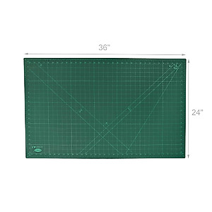 FixtureDisplays 23 x 35" Vantage Cutting Mat Green 18150-23X35-NPF
