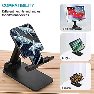 Shark Ocean Cell Phone Stand Foldable Tablet Holder Adjustable Cradle Desktop Accessories for Desk