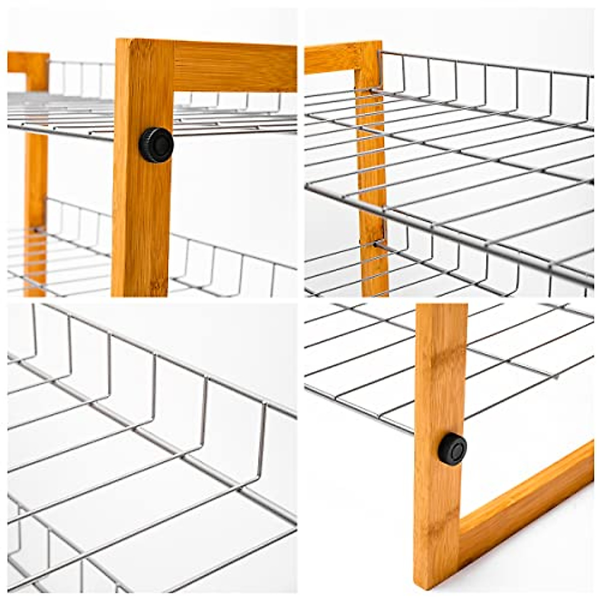 VIAV 4-Tier Shoe Rack Storage Organizer,Shoe Shelf, Shoe Storage Organizer for Closet Bedroom Entryway