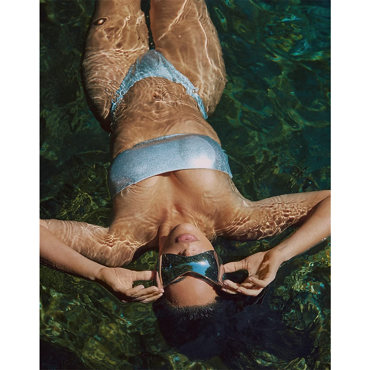 GUVIVI Futuristic Sunglasses for Men Women Oversized Wrap Around Shield Fashion Superhero Chic Mask Sun Glasses Shades Silver