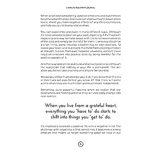 3 Minute Positivity Journal: Boost Your Mood. Train Your Mind. Change Your Life.