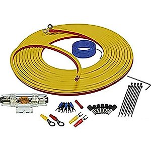 Stinger SEA4287 Marine Complete Amplifier Installation Kit 7-Meters of 8 Gauge Power + Ground