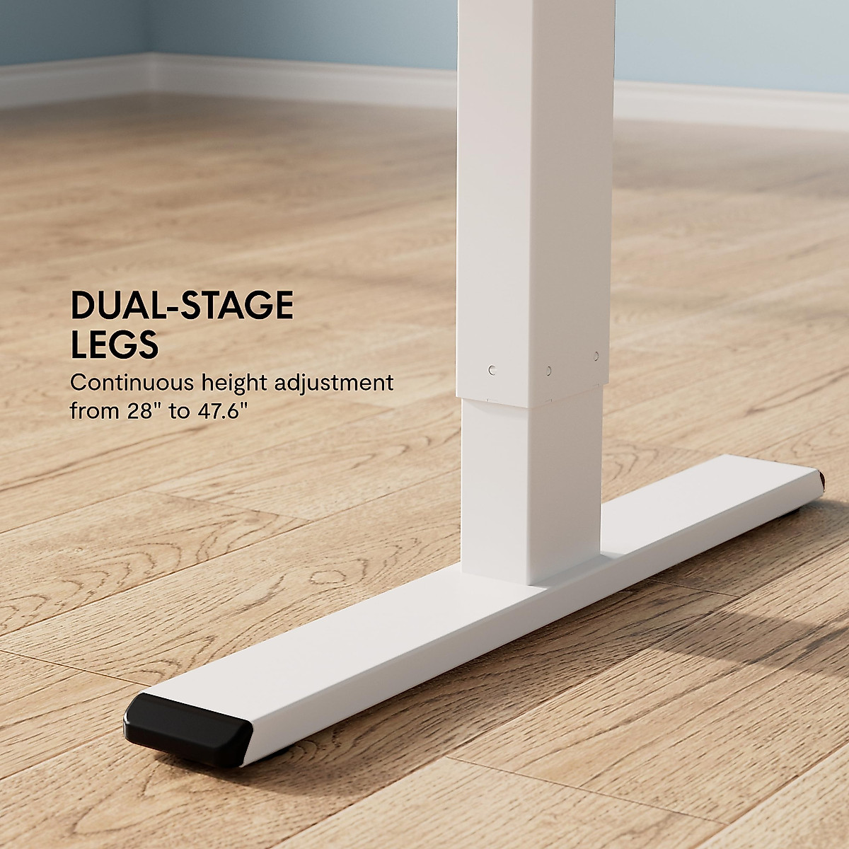 FLEXISPOT Electric Standing Desk Whole Piece 55 x 28 Inch Desktop ...