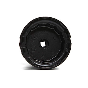 Heavy Duty Oil Filter Wrench Compatible with Toyota,Lexus,RAV4,Camry,Tundra,Highlander,Sienna Oil Filter Cap Removal Socket Tool for 2.5-5.7L Engine with 64mm Cartridge Style Oil Filter Housing