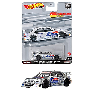 Hot Wheels Car Culture Circuit Legend, Premium 1:64 Scale Die-Cast 1994 AMG Mercedes C-Class DTM Touring Car, Collectable Vehicle