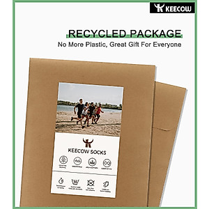 KEECOW Mens No Show Socks Size 12-15 Black Running Socks for Men & Women 6 Pairs - Cushioned, Breathable, Arch Support