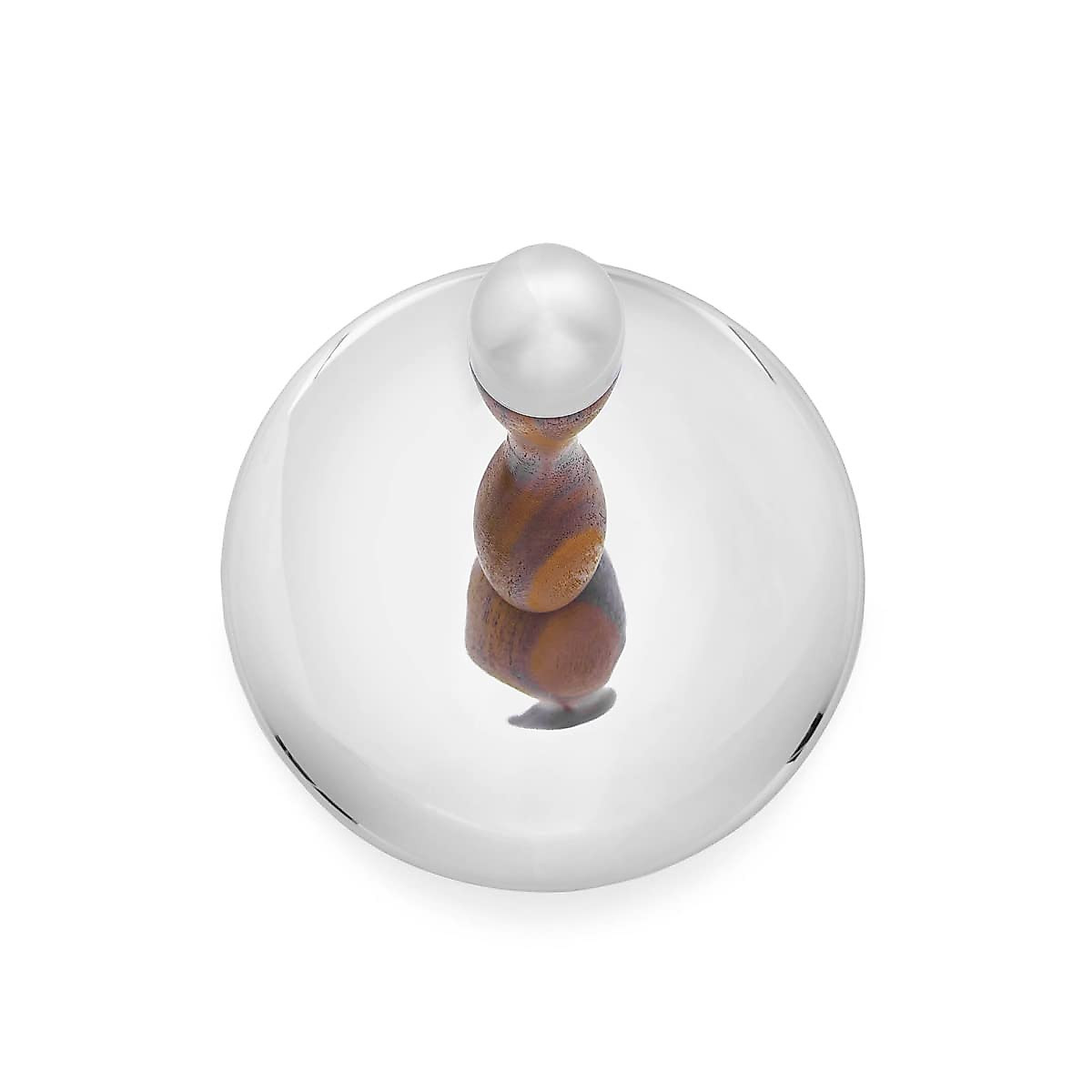 Nambe Curvo Paper Towel Holder