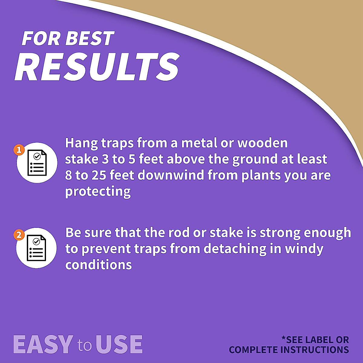 Bonide Beetle Bagger Japanese Beetle Trap Kit for Indoors and Outdoors, 2 Disposable Collection Bags Included