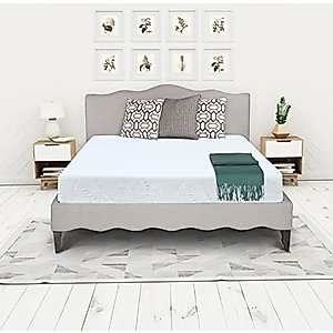 Irvine Home Collection Queen Size 8-Inch, Gel Memory Foam Mattress, Medium Firm Feel, Breathable, Cool Sleep and Pressure Relief, CertiPUR-US Certified, Temperature Balanced