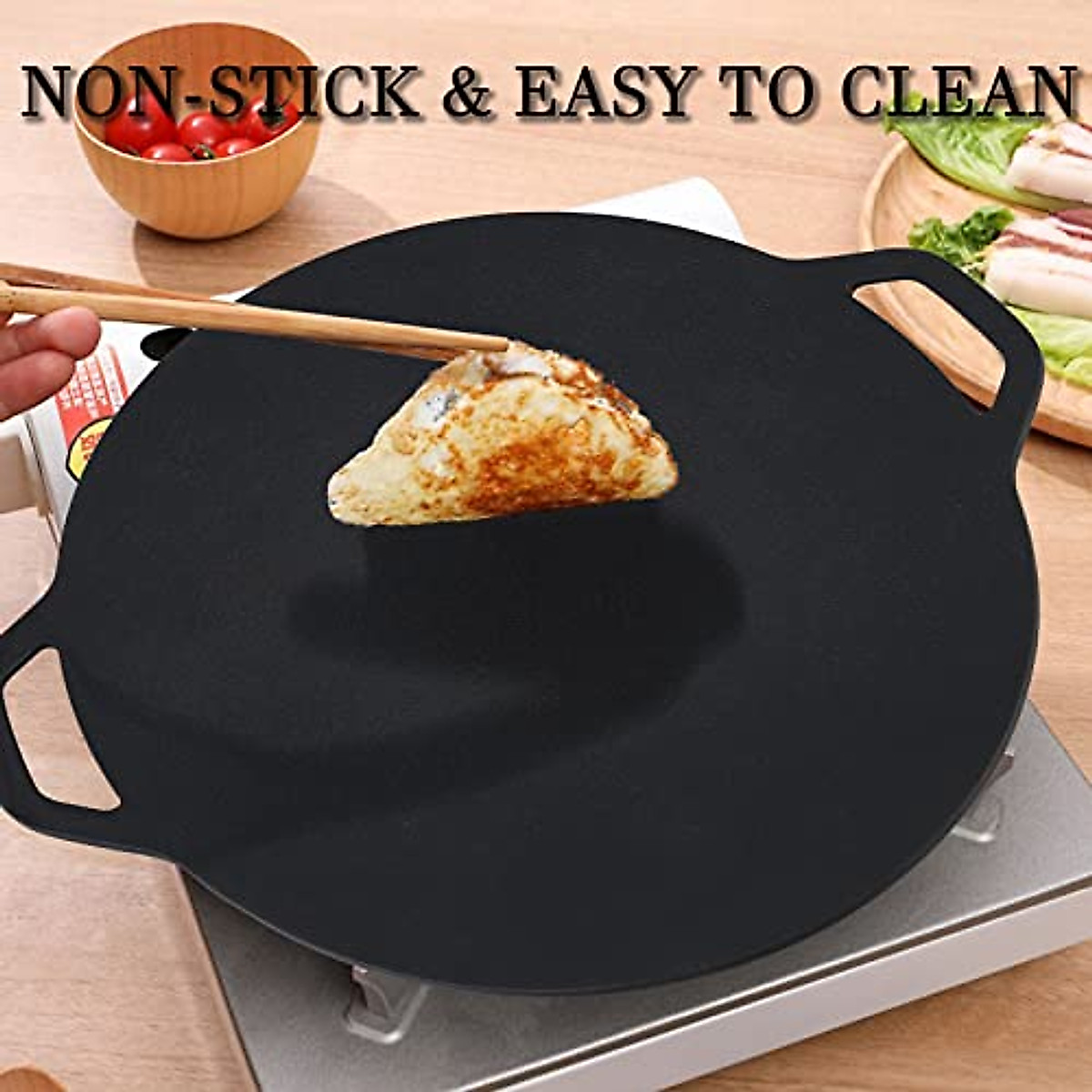 Griddle for Grill, Non-Stick Grill Griddle Pan,Stove Top Griddle Pan,Aluminum Grill for Griddle,Gas Stovetop,BBQ,Outdoor/Indoor,Dishwasher Safe,Don''t Need toSeasoned