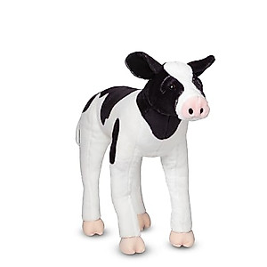 Melissa & Doug Giant Calf - Lifelike Stuffed Animal Baby Cow (2 feet tall)