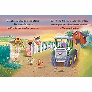 The Busy Little Tractor - Childen's Padded Board Book