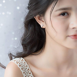 CZ Criss Cross Clip on Cuff Wrap Hoop Earrings for Women 925 Sterling Silver Non-Pierced Ears Pave Crystal Diamond Small Cartilage Crawler Sweep Earring Delicate Flat Jewelry Gift