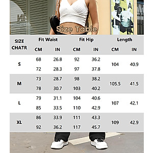 ZMPSIISA Women Pants High Waisted Cargo Pants Combat Military Trousers Wide Leg Casual Pants 8 Pockets (Black,Medium)