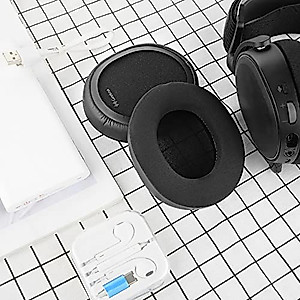 Geekria Sport Cooling Gel Replacement Ear Pads for Turtle Beach Stealth 600, Stealth 500, Stealth 400, Stealth 300 Headphones Ear Cushions, Headset Earpads, Ear Cups Cover Repair Parts (Black)