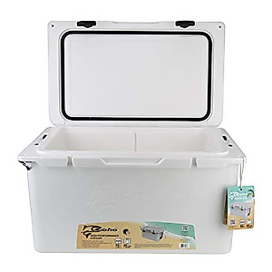 COHO Quick and Cool 55QT Rotomolded Cooler | Beverage Cooler and Camping Cooler for Beach, Kayak, Hiking, Outdoor, and Travel | Insulated Cooler and Heavy Duty Cooler and Ice Box | 55 Qt