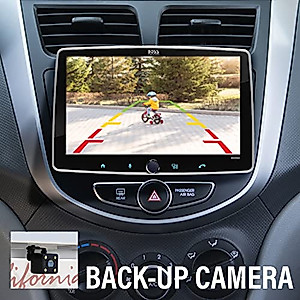 BOSS Audio Systems BCPA9RC Car Audio Stereo System - Apple CarPlay, Android Auto, 9 Inch Single Din, CD Player, Touchscreen, Bluetooth Audio & Calling Head Unit, Backup Camera, Multicolor Illumination