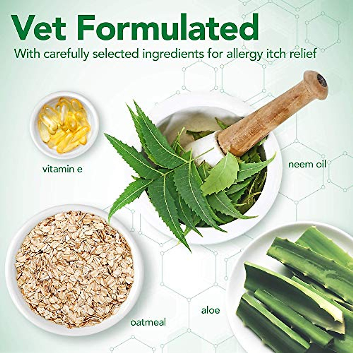 Vet's Best Waterless Cat Bath | No Rinse Waterless Dry Shampoo for Cats | Veterinarian Formulated | 4 Ounces