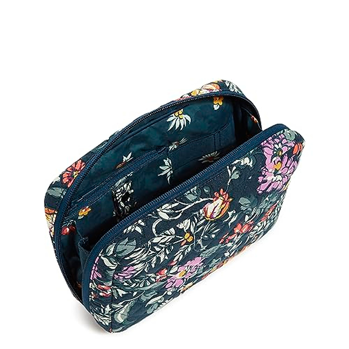 Vera Bradley Women's Cotton Cord Organizer, Fresh-Cut Floral Green, One Size