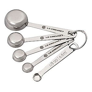 Le Creuset Stainless Steel Measuring Spoons, Set of 5