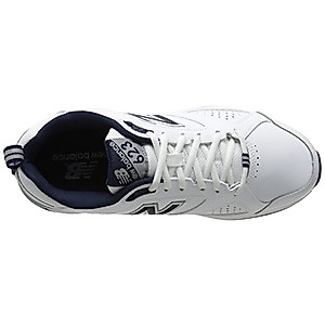 New Balance Men's 623 V3 Casual Comfort Cross Trainer, White/Navy, 10.5 Wide