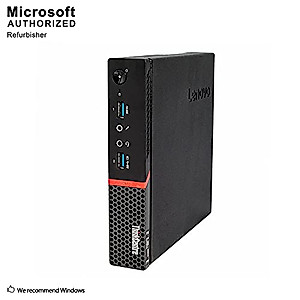 Lenovo Think Center M700 Tiny Desktop PC, Intel Quad Core I5-6400T 2.2GHz up to 2.8G, 16GB Memory,512GB SSD, WiFi, BT 4.0,HDMI,USB 3.0,DP Port,Windows 10 Pro 64 Bit English/Spanish/French(Renewed)
