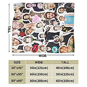 Blanket Luke Hemmings Soft and Comfortable Warm Fleece Blanket for Sofa,Office Bed car Camp Couch Cozy Plush Throw Blankets Beach Blankets