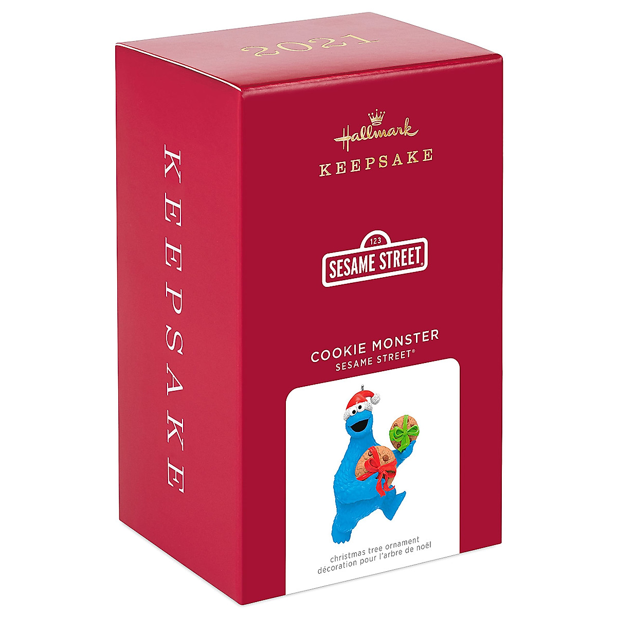 Hallmark Keepsake Christmas Ornament 2021, Sesame Street Cookie Monster