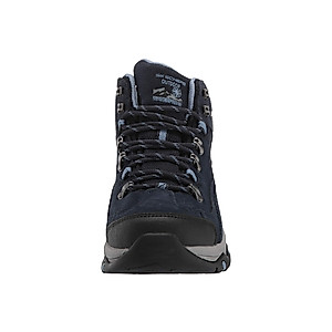 Skechers womens Hiker Hiking Boot, Navy/Grey, 8.5 US