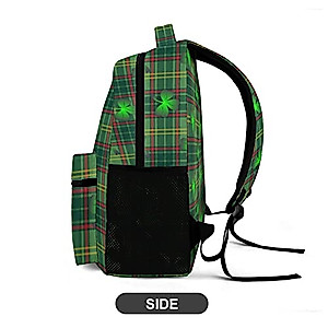 Juoritu St Patrick's Day Prints Backpack, Lightweight Casual Backpack, Bookbag for Men Women
