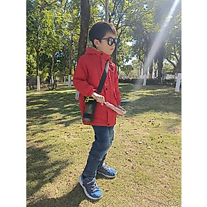 norspor Water Bottle Holder with Strap，Water Bottle Sling，Water Bottle Carrier Strap with Adjustable Shoulder Belt 12 oz to 64 oz for Camping,Hiking,Walking-1 Pack(Black)-Bottle Excluded