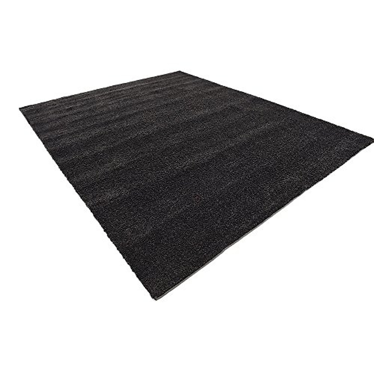 Unique Loom Solo Collection Area Rug - Calabasas (7' 10" x 10' Rectangle, Charcoal/ Black)