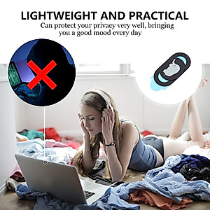 SOLUSTRE 2 pcs Elephant Pattern Webcam Slide Privacy Sliding Laptop Computer Tablet Cute Webcam Hider Accessory