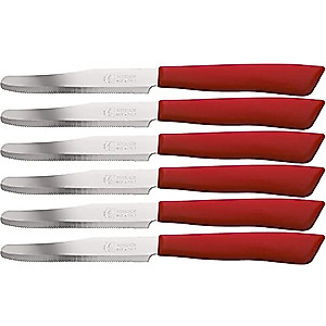 Italian Knives 6 Pack (Red)