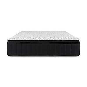 Dreamfoam Bedding Polar 14" Cushion Firm Eurotop Cooling Hybrid Mattress, King