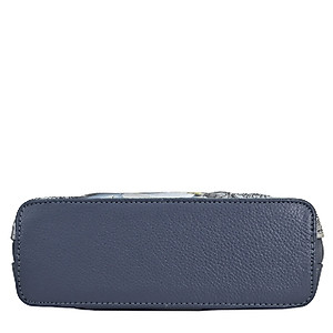 Anna by Anuschka Womens Anna Anuschka Hand Painted Women s Genuine Leather Small Zip Crossbody Guardian Angel, Guardian Angel, One Size US