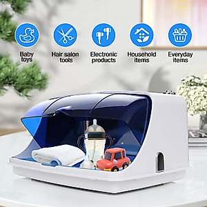 BRBLUERISE UV Sanitizer Box Professional Home Appliances Salon LED UV Light Sanitizer For Phone Baby Bottle Cleaning Beauty Tools