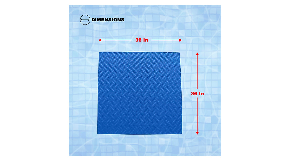 Poolzilla Premium Swimming Pool Ladder Mat 36"x36"