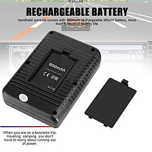 JAMSWALL Retro Handheld Game Console, Portable Retro Video Game Console with 400 Classical FC Games 2.8-Inch Screen 800mAh Rechargeable Battery Support for Connecting TV and Two Players(Black)…