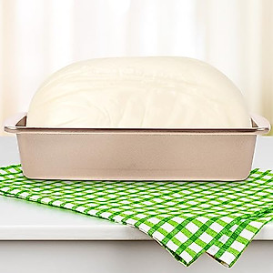 Kichvoe nonstick grill pan bread baking pan nonstick baking pan non stick baking pan bread mold Practical Toast Pan Non-stick Loaf Pan Toast Mold household carbon steel bread pan