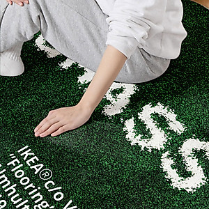 Keep Off Area Rug Green Rugs Modern Home Decor Polyester Carpet 3D Printed Large Pop Rug for Game Room Bedroom Living Room Non-Slip Floor Mat 3.3' x 5'