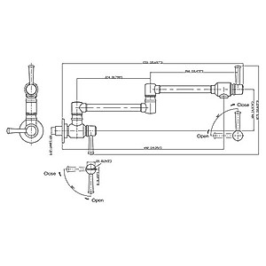 JZBRAIN Pot Filler Faucet Wall Mount Stainless Steel Commercial Pot Filler 5.5 GPM Heavy Duty Style with Folding Stretchable Double Joints 2 Handles