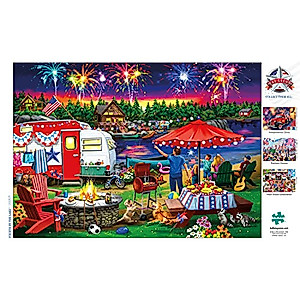 Buffalo Games - Fourth by The Lake - 500 Piece Jigsaw Puzzle