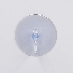 PULABO DurableNo Trace Sucker with Hook Sucker Reusable Plastic Vacuum Hooks for Kitchen Cabinet Windows Use 1PCS Transparent